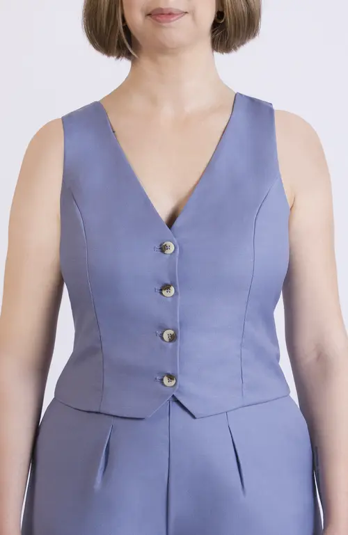 AAM THE LABEL Wool Vest - Sky