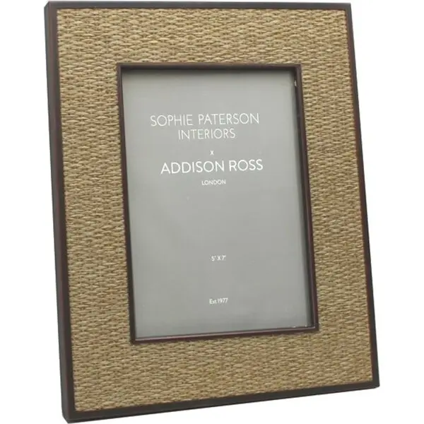 ADDISON ROSS LONDON X Sophie Paterson Rattan Picture Frame - Brown