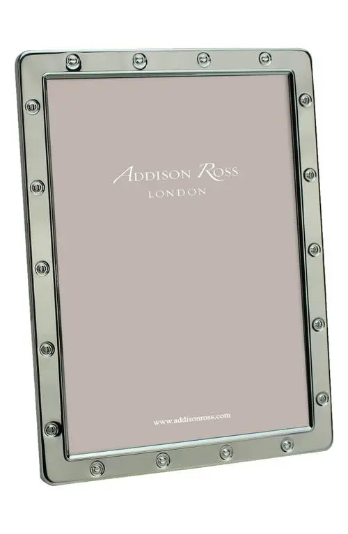 ADDISON ROSS LONDON Locket Plated 4 X 6-inch Picture Frame - Silver