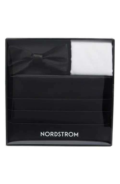 Nordstrom Formal Silk Cummerbund & Pre-tied Bow Tie Set