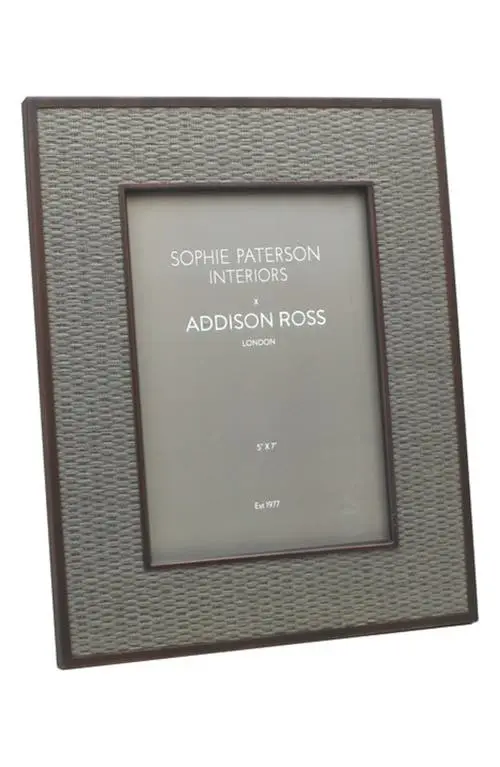 ADDISON ROSS LONDON X Sophie Paterson Rattan Picture Frame - Grey