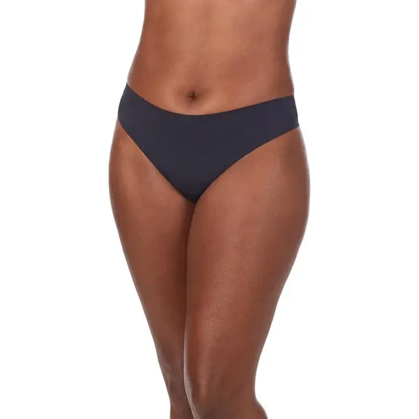 Le Mystère Smooth Shape Leak Resistant Thong - Black