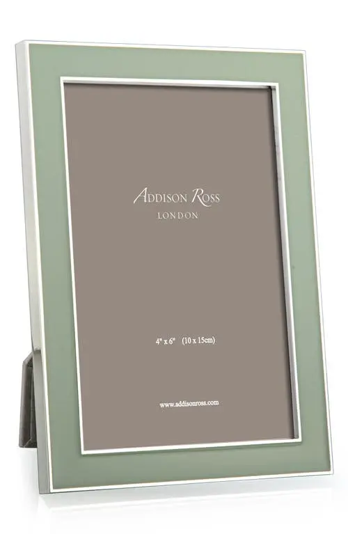 ADDISON ROSS LONDON Sage Enamel Picture Frame - Green