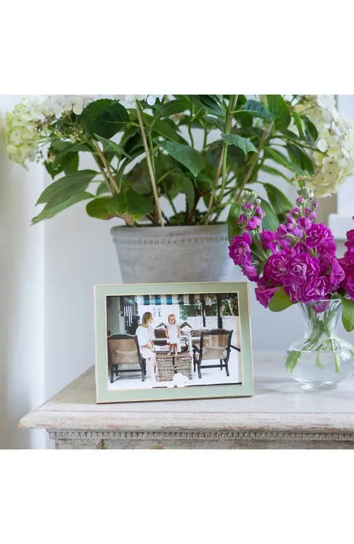 ADDISON ROSS LONDON Sage Enamel Picture Frame