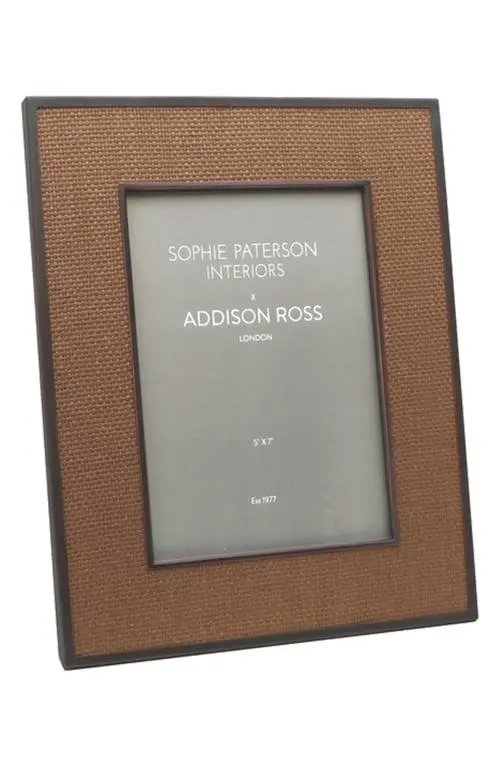 ADDISON ROSS LONDON X Sophia Paterson Rattan Picture Frame - Brown
