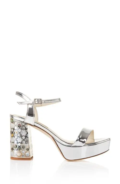 FREYA ROSE Glory Platform Sandals - Silver