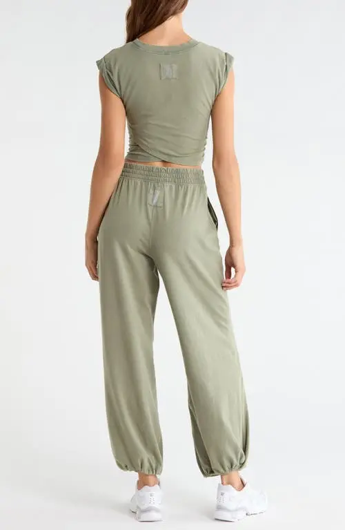 Free People Hot Shot Crossover T-shirt & Joggers Set - Terrain