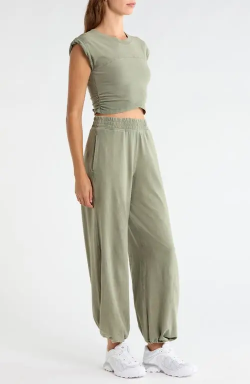 Free People Hot Shot Crossover T-shirt & Joggers Set - Terrain