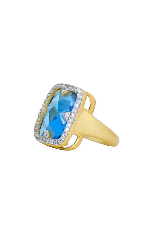 Freida Rothman Coastal Hue Cocktail Ring
