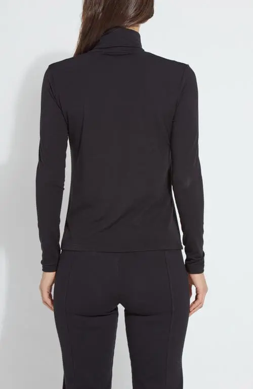 Lyssé Essentials Long Sleeve Turtleneck Top - Black