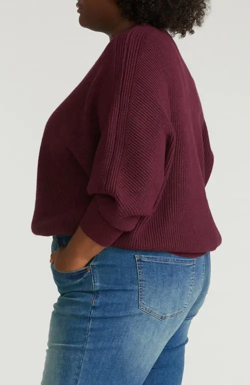 Universal Standard Marguerite Rib Dolman Sleeve Sweater