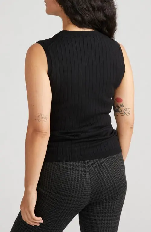 Universal Standard Workwear Ribbed Sweater Vest