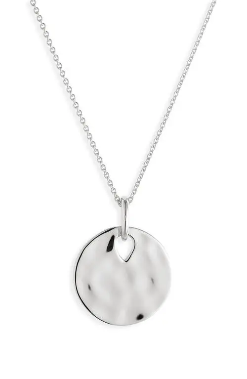 Monica Vinader Ziggy Pendant Necklace - Sterling Silver