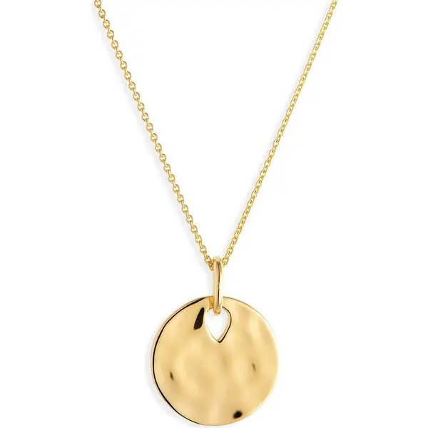 Monica Vinader Ziggy Pendant Necklace - 18k Gold Vermeil