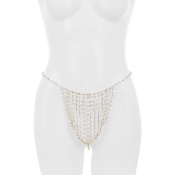 Bluebella Imitation Pearl Thong - Pearl Collection