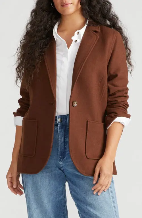Universal Standard Kidjo Wool Blend Jacket