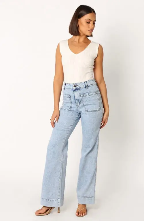 PETAL & PUP Nico High-rise Wide Leg Jeans