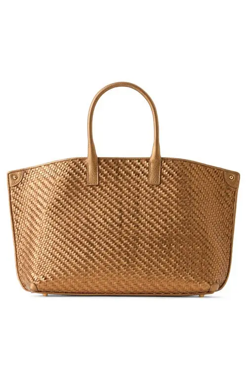 Akris Small Ai Woven Leather Shoulder Bag