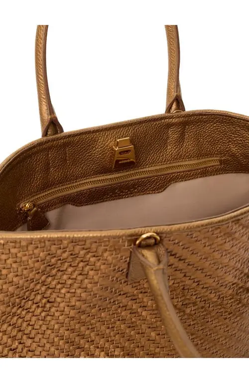 Akris Small Ai Woven Leather Shoulder Bag