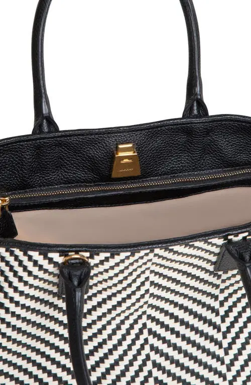 Akris Small Ai Woven Leather Shoulder Bag