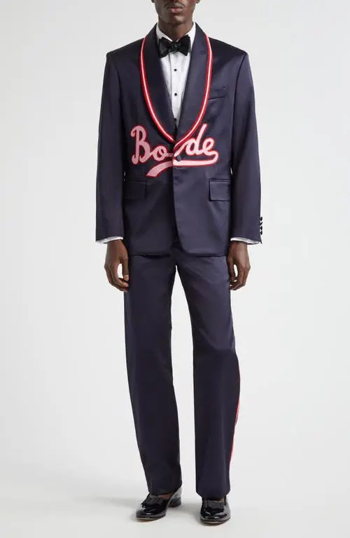 BODE Major League Appliqué Suit Jacket
