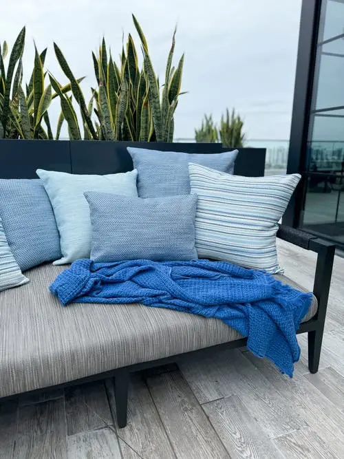 Anaya Deep Sea Indoor Outdoor Pillow