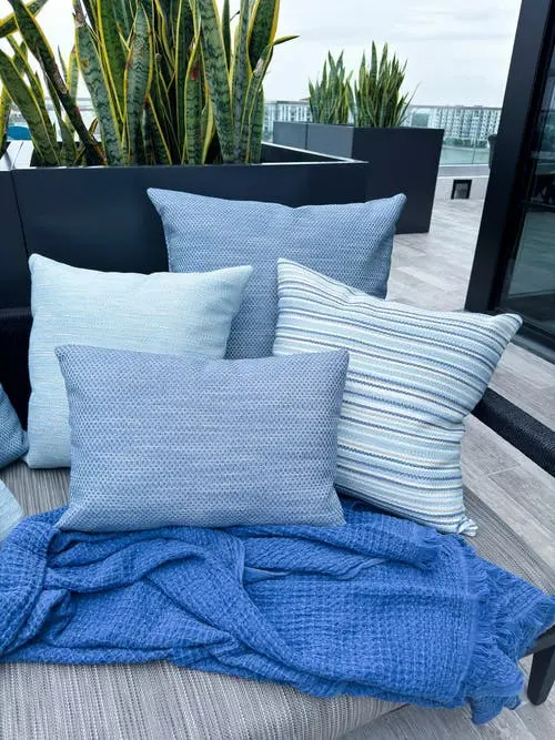 Anaya Deep Sea Indoor Outdoor Pillow