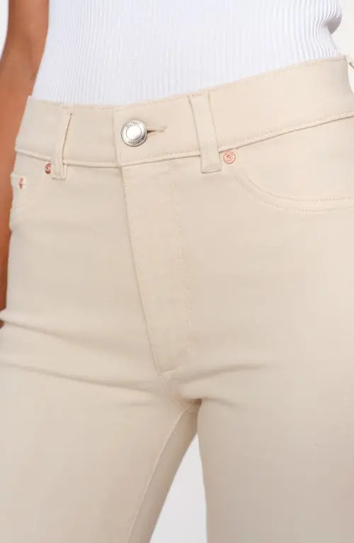 DL1961 Bridget Boot High-rise Crop Jeans - Flax Performance