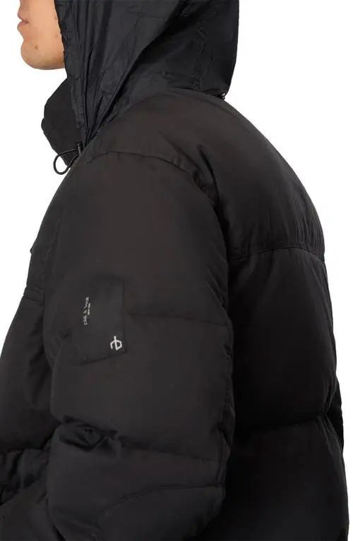 Rag & Bone Bubble Down Puffer Jacket - Jet Black