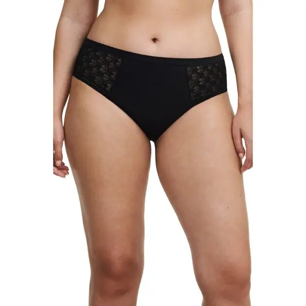 Chantelle Ace Lace Trim Bikini - Black