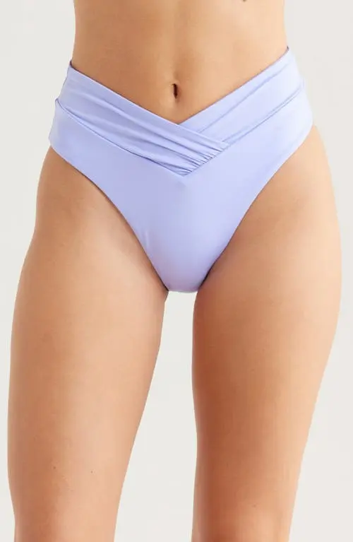 BECCA® By Rebecca Virtue Color Code High Waist Bikini Bottoms - Bellflower
