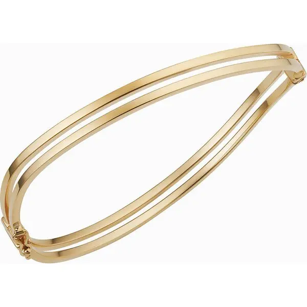 ORADINA 14k Gold Hudson Bangle - Yellow Gold