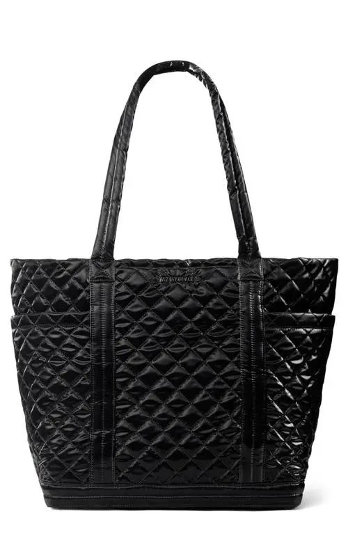 Mz Wallace Large Empire Deluxe Quilted Nylon Tote