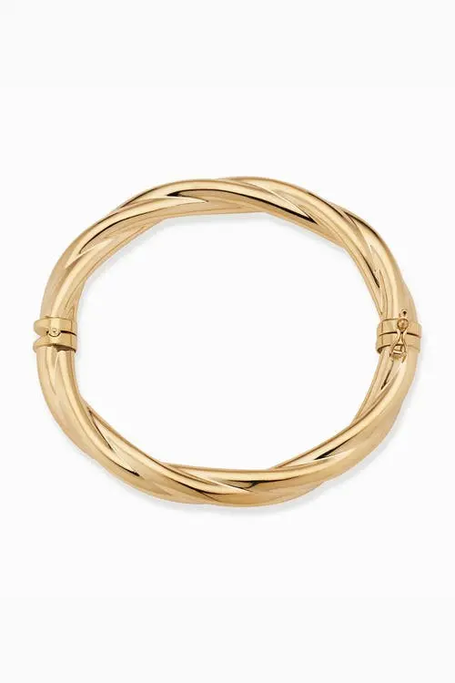 ORADINA 14k Gold Bangle - Yellow Gold