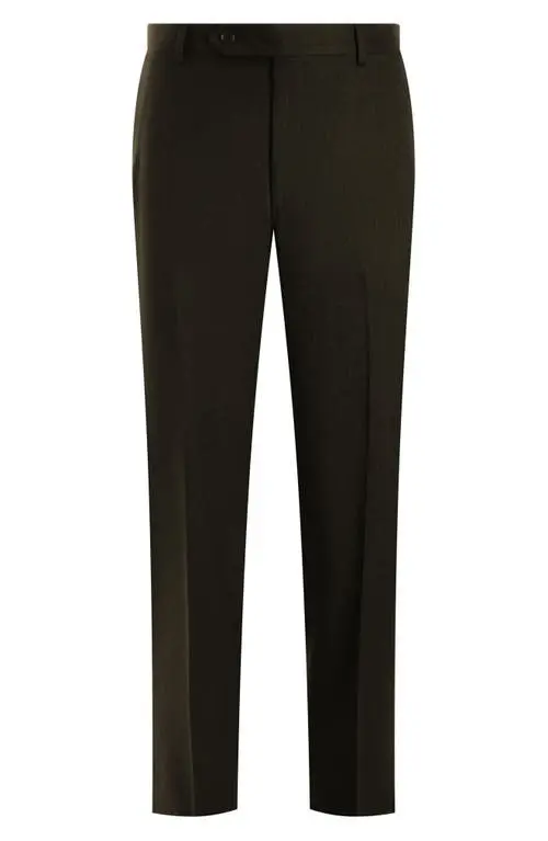 Samuelsohn Flat Front Twill Trousers