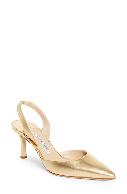 Manolo Blahnik Carolyne Slingback Pumps