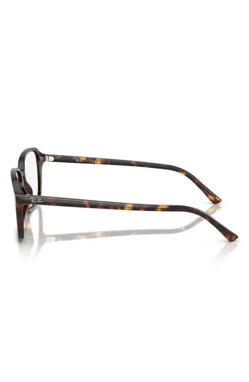 Ray-ban 54mm Square Frame Eyeglasses - Havana
