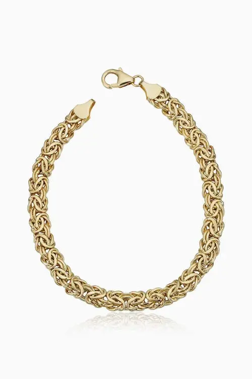 ORADINA 14k Byzantine Bracelet - Yellow Gold