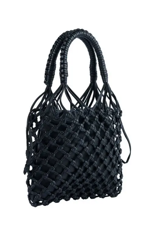 ADRIANA CASTRO La Red Mini Mesh Bag - Black