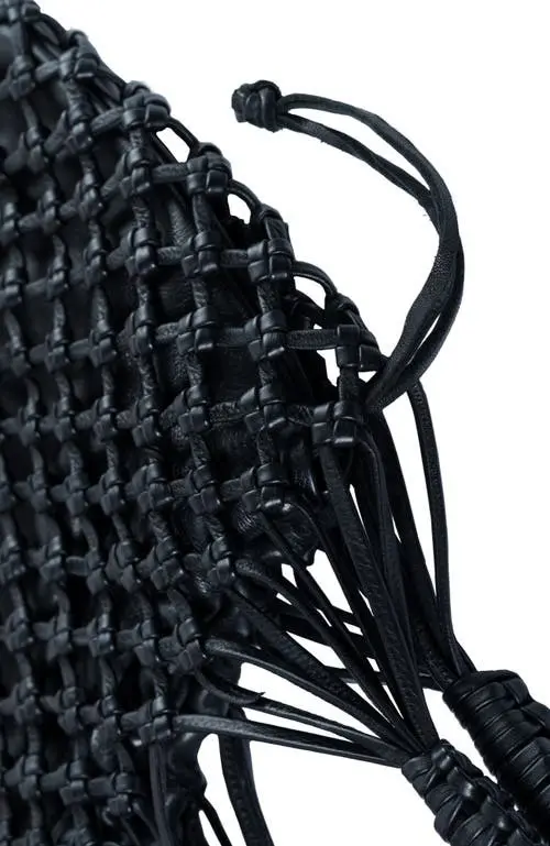 ADRIANA CASTRO La Red Mini Mesh Bag - Black