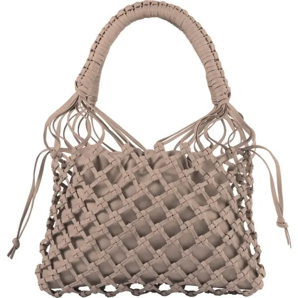 ADRIANA CASTRO La Red Mini Mesh Bag - Nude