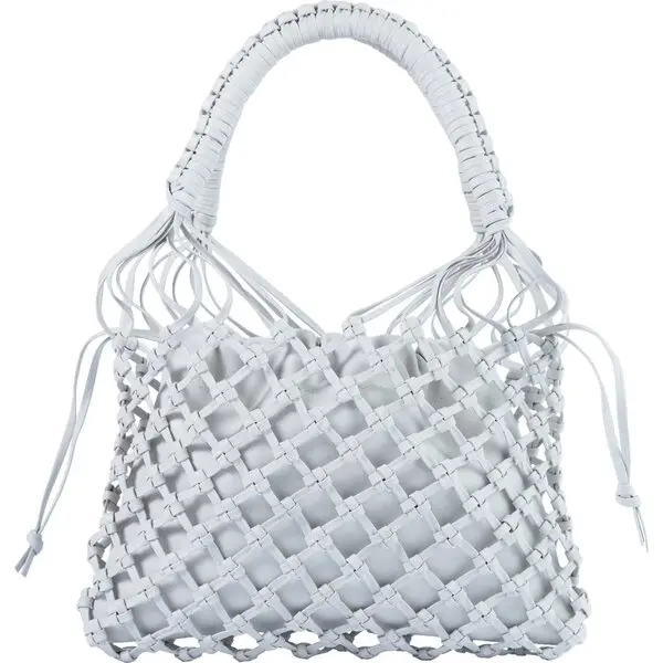 ADRIANA CASTRO La Red Mini Mesh Bag - White