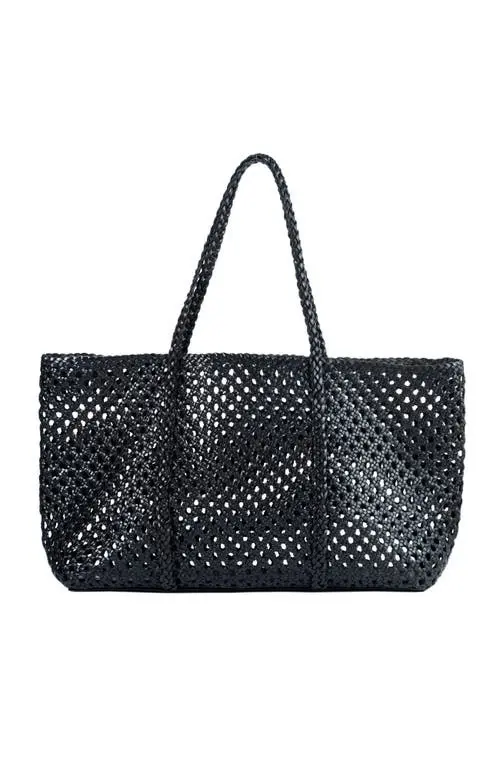 ADRIANA CASTRO La Cesta Handwoven Leather Tote