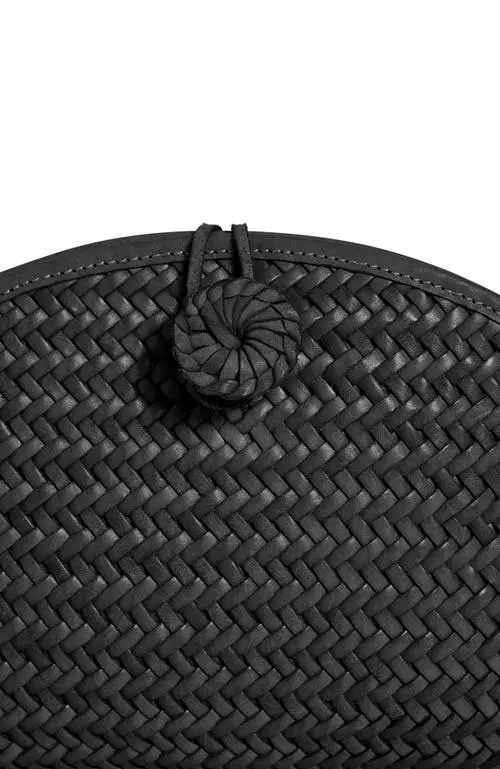 ADRIANA CASTRO La Barca Mini Handwoven Clutch - Black