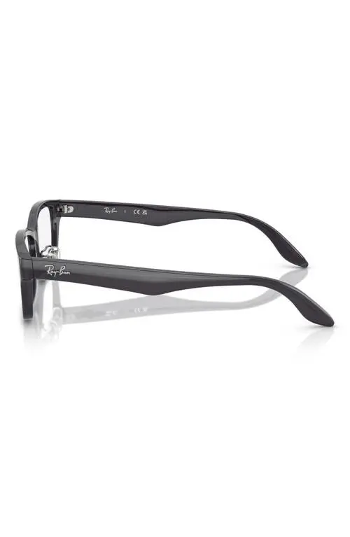 Ray-ban 57mm Rectangular Eyeglasses