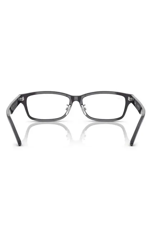 Ray-ban 57mm Rectangular Eyeglasses