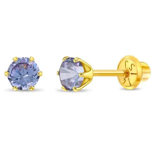 IN SEASON JEWELRY 14k Yellow Gold Stud Earrings - June