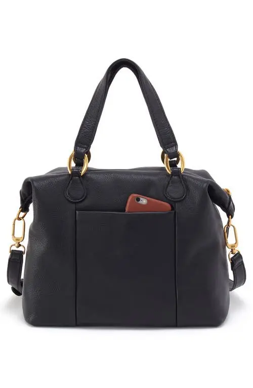 Hobo Harley Leather Satchel - Black