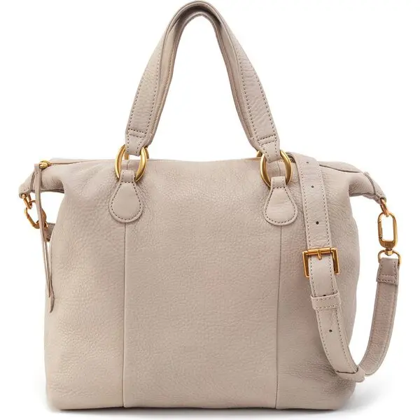 Hobo Harley Leather Satchel - Taupe
