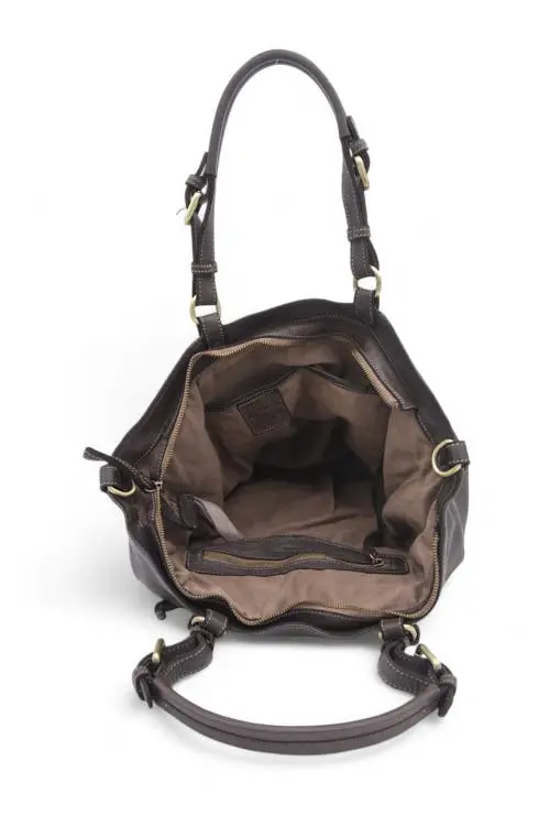 BOLSA NOVA Nora Patchwork Tote - Chocolate